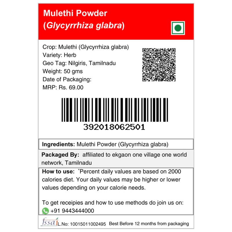 Digestive Support Combo (Bahera powder 50g, Mulethi Powder 50g,Sesil ...