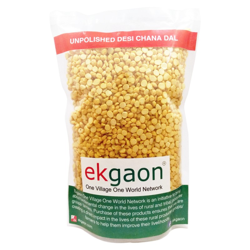 Unpolished Desi Chana Dal (Split Bengal gram) 500 Gms - Buy Direct from ...
